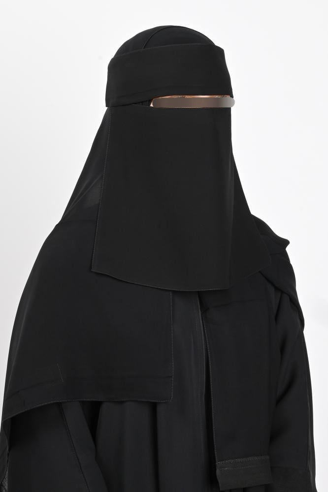 Haraer Single Elastic Flap Niqab S/M/L – BAIT AL ABAYA